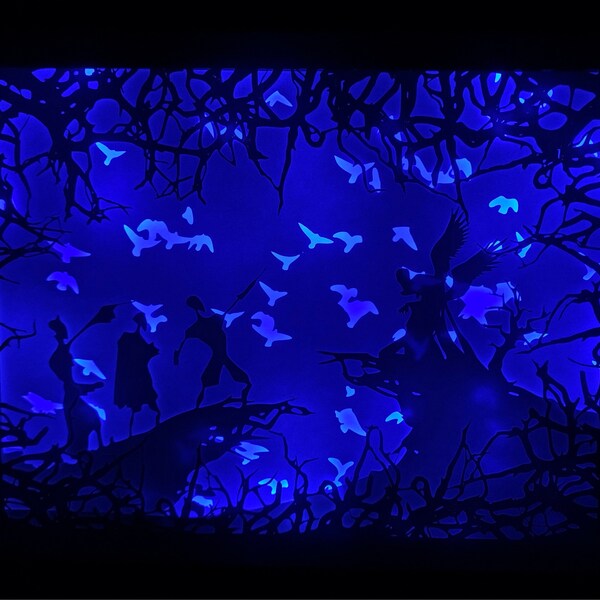 Three Brothers Shadow Box SVG and PNG - Etsy