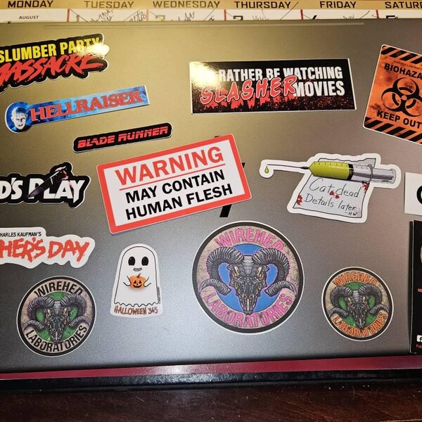 Retro Genre VHS | DVD Sticker Sheets! 1 Sheet of Thirty-five (35) 3/4 ...