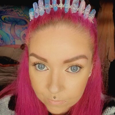 ANUBIS Crown Black Agate Crystal Crown With Black Headband - Etsy