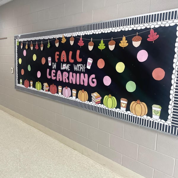 Welcome Back to School Bulletin Board Printable |preschool-6th Grade ...