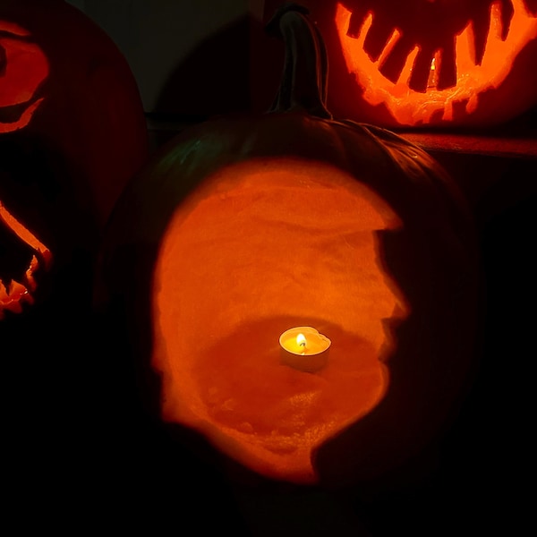 Check Engine Light Pumpkin Carving Stencil Funny Design for Car Repair ...