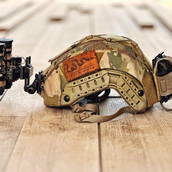 Leather Patch | Join or Die Patch | Morale Patch | Military | Airsoft ...