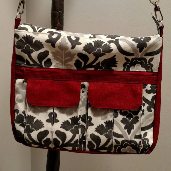 Swoon Patterns: Sydney Crossbody Bag - PDF Vintage Large Crossbody ...