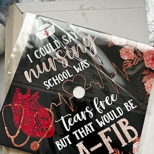 Scrub Top, RN Uniform Graduation Cap, Nursing Grad Cap Topper ...