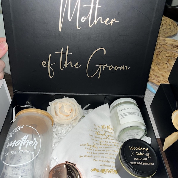 Best Man Gift Box, Groomsmen Proposal Gift Box, Empty Wedding Gift Box ...