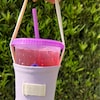 Bubble Tea Boba Carrier Holder Foldable With Handle and Straw Holder ...