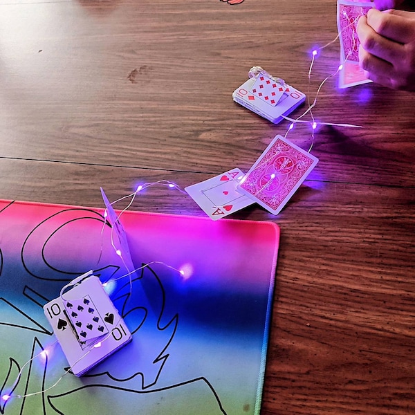 20 LED Cosplay String Fairy Lights 7ft Portable Battery Costume ...