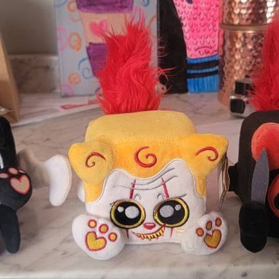 Hex Cat GLOW in the DARK Plushie, the Weird and Cute Plush Witch Cat ...