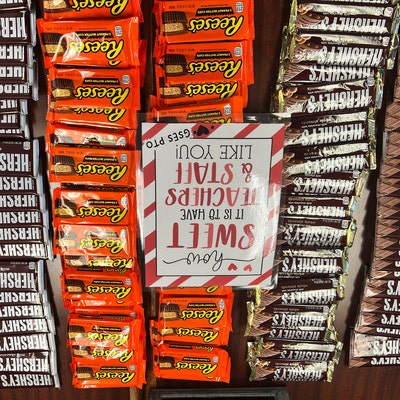 How Sweet It is to Have Teachers and Staff Like You 8x10 Printable Sign ...