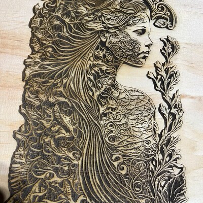 Laser Burn Lightburn PNG 3D Illusion Engrave Laser Ready Digital Design ...