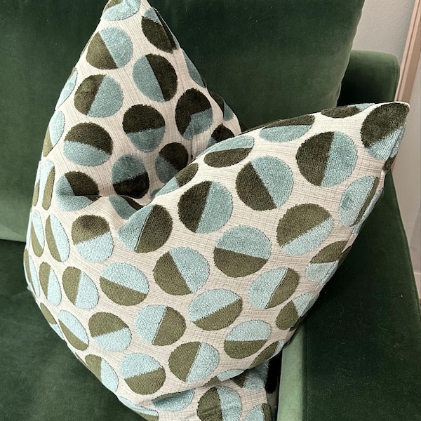 Navy Pebblestone Cut Velvet Pillow Cover Navy Blue Throw Pillow Cover ...