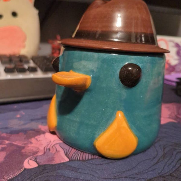 Perry the Platypus Handmade Ceramic Mug - Etsy