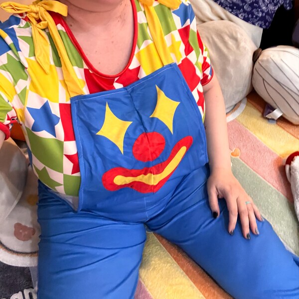 Clowncore Pants Kidcore Clothing Clown Clothes, Unisex Circus Jumpsuit ...