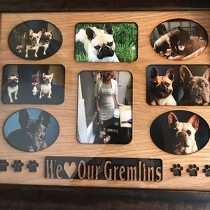 11x14 Dog Picture Frame Collage Mat Insert With Frame Options Dog Paws ...