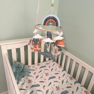 Ocean Baby Mobile Whale Nursery Mobile Under the Sea Crib - Etsy