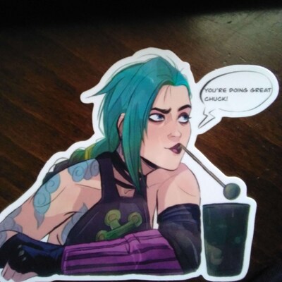 Jinx Gas Mask Arcane Fan Art Print Digital Art Jinx Arcane - Etsy UK