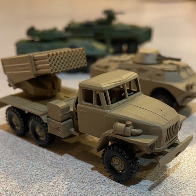 German LARS Multiple Rocket Launcher 1/100 Flames of War Team Yankee - Etsy