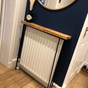 Rustic Radiator Cover With Hairpin Legs Radiator Shelf - Etsy UK