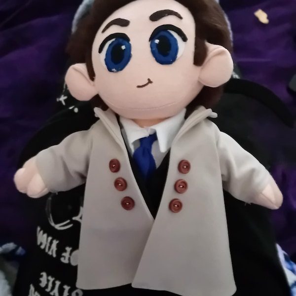 Castiel Supernatural Doll Plushie Toy Misha Collins - Etsy