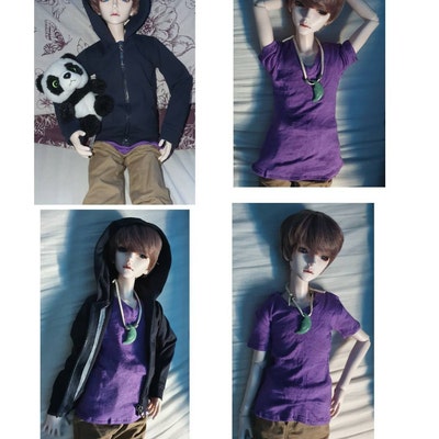 Cool Hoodie Jacket for BJD 1/6 Yosd 1/4 MSD 1/3 SD13 SD17 - Etsy