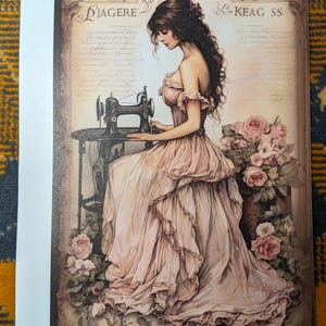 Fantasy Library Junk Journal Pages Ephemera Digital Scrapbook Paper Kit ...