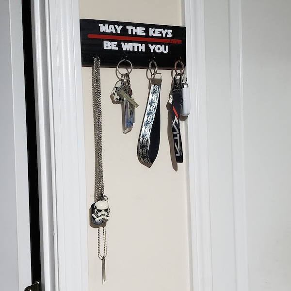 Star Wars Key Holder May the Keys Be With You - Etsy