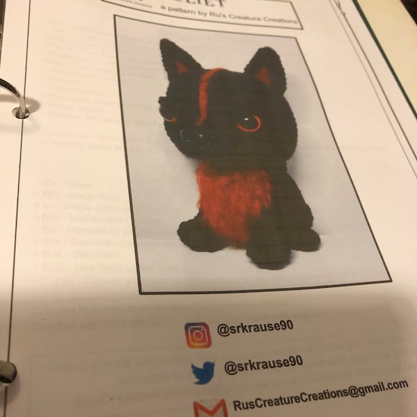 PATTERN: Supernatural Crowley and Hellhound Juliet Crochet PDF - Etsy