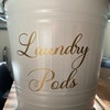 Laundry Pods Label Decal / Laundry Room Decor / Laundry Detergent Label ...