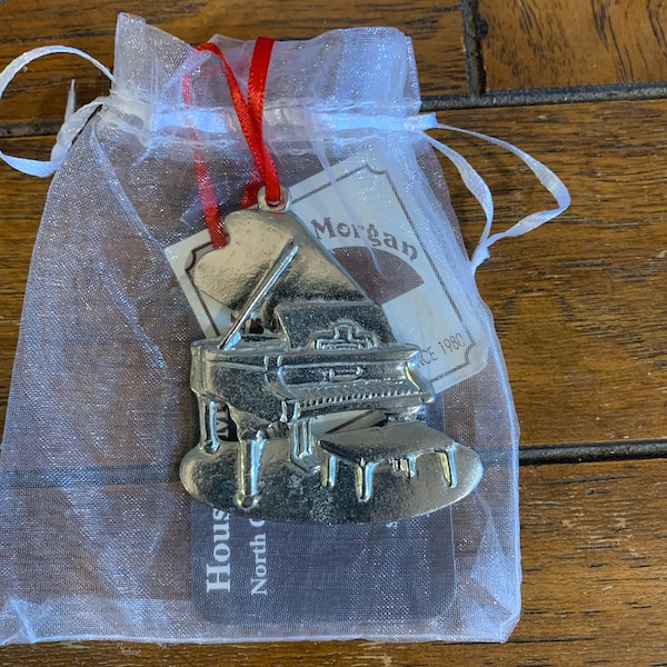Hand Cast Pewter Piano Christmas Ornament: Musical Gift - Etsy