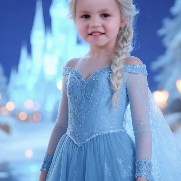 Personalized Elsa Portrait , Princess Portrait , Custom Princess ...