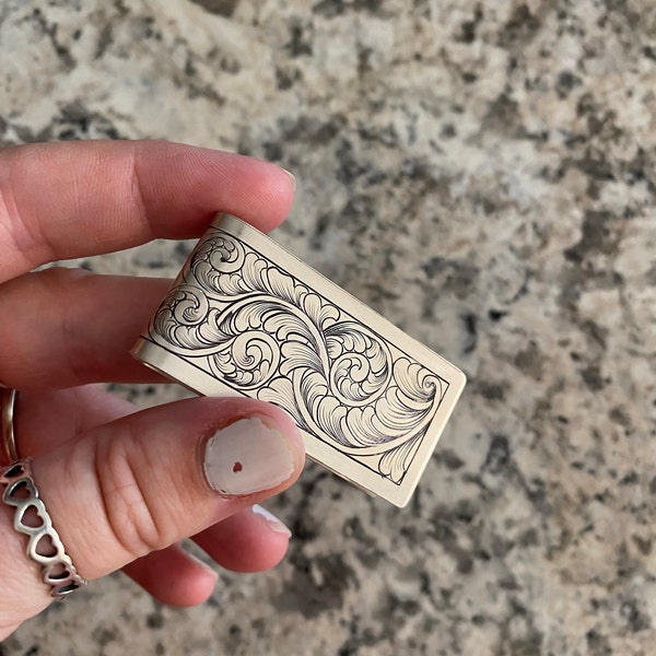 Western Money Clip for Men, Silver Money Clip, Cowboy Money Clip ...
