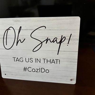 Glowstick Wedding Sign Dance Floor Party Sign 8x10 Metal Wedding Decor ...