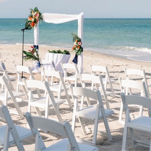 White Wedding Cake Topper With Bird of Paradise / Tropical White ...