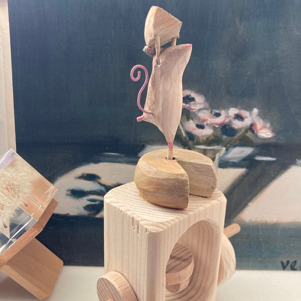 Shrimp Playing the Trumpet, Wooden Automaton - Etsy