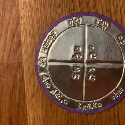 Camio Sigil Wood Burned by Hand Seal Spirit Goetia Size Aprox 8 Cm - Etsy