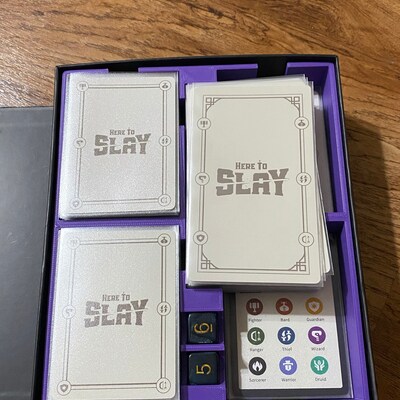 Here to Slay Insert for Sleeved & Standard Cards for KSE kickstarter ...