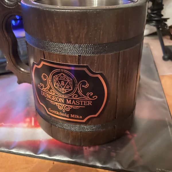 Dungeon Master Personalized Mug. Dungeon and Dragons Mug Custom Beer ...