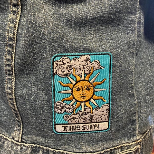 Extra Large Embroidered Floral Patch - 11 X 5 Inch - High Quality Iron ...