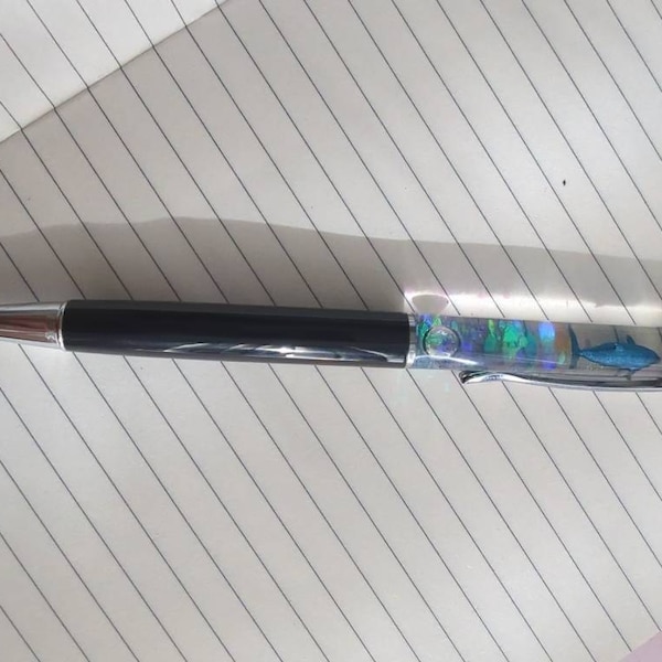 Dolphin Float Pen, Floating Pen, Dolphin Gift, Ocean Gift, Snow Globe ...