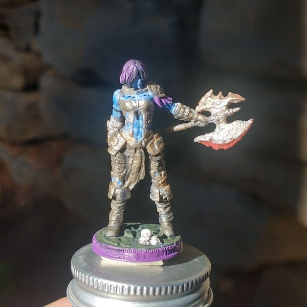 Dnd Female Goliath Barbarian - Fighter Unpainted Miniature - Etsy