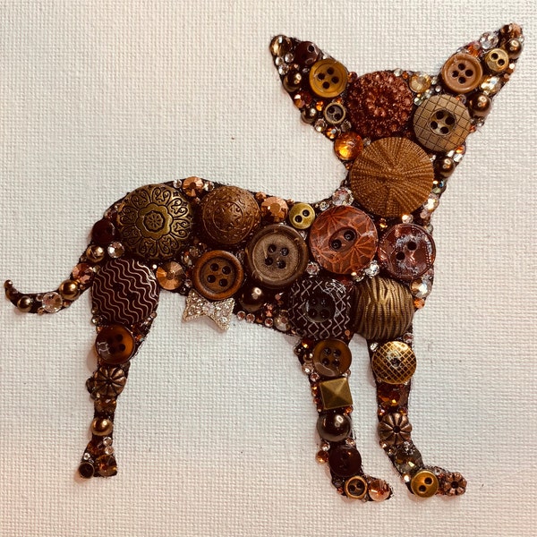 KITTY STENCIL 5x7 Button Art, Button Artwork, Button Ideas, Buttons ...