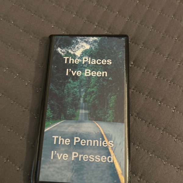 Huge Elongated / Pressed Penny Book Holds 144 Coins - Etsy