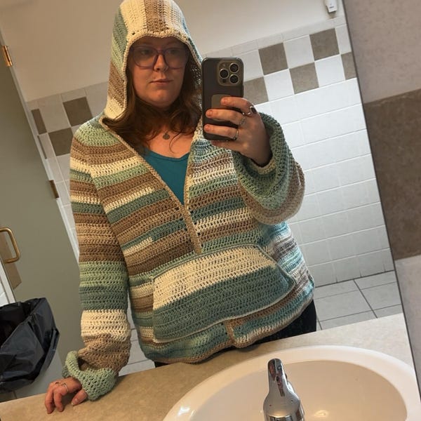 RAYNA Cardigan Sweater Crochet Pattern PDF Instant Download - Etsy