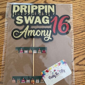 Loch Ness Monster Cake Topper Marine Reptile Happy Birthday - Etsy