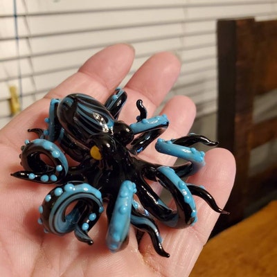 Art Glass Octopus, Glass Octopus, Octopus Art ,octopus Decor, Octopus ...