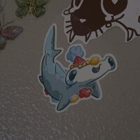 Clown Shark Stickers - Etsy