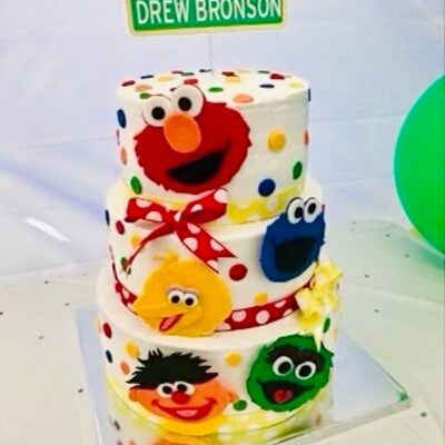 Happy Birthday Street Sign Personalized Happy Birthday Cake Topper ...