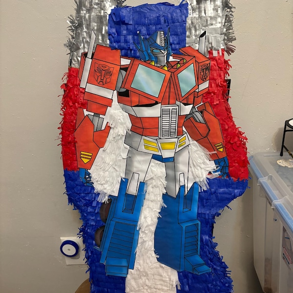 Optimus Prime Pinata! 27”x14”x4” Transformers Theme - Etsy