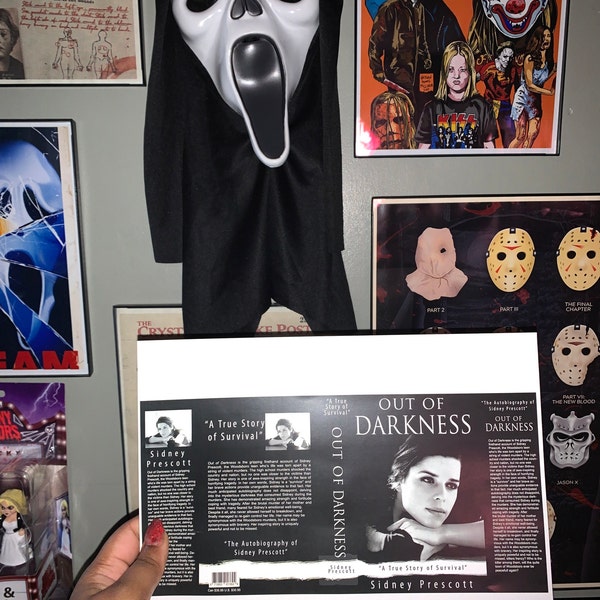 Scream 4, Sidney Prescott’s Book Cover, Prop Replica, Digital Download ...