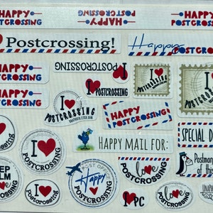 ID Flag Stickers for Postcrossing. Any Country Minimum Set of 20 - Etsy